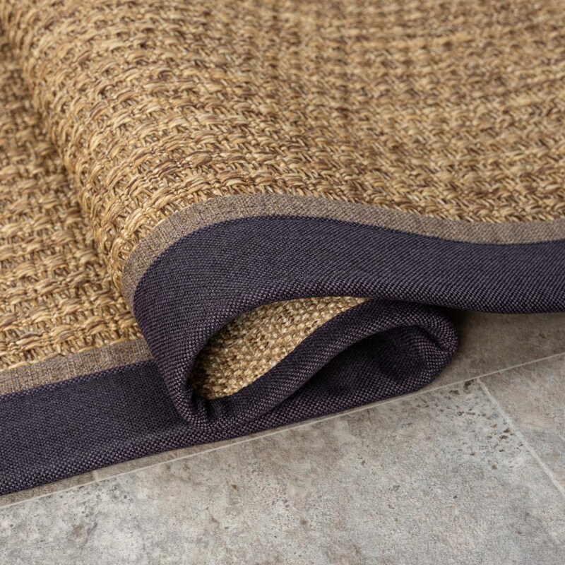 Blue and Natural Sisal Rugs - Etsy