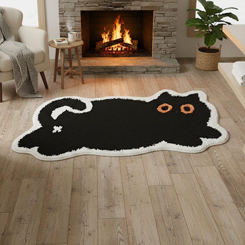 Cute Cat Rug Carpet - Etsy