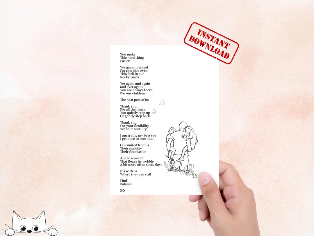 A One-of-a-kind Poem of Gratitude Carefully Crafted and Set Into a 5 X ...