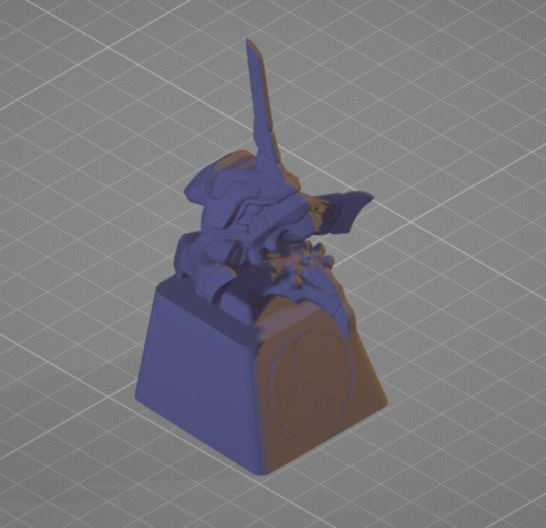 EVA01 Keycap 3D STL File Neon Genesis Evangelion Stl Files for 3D Printers Mechanical Keyboard ...