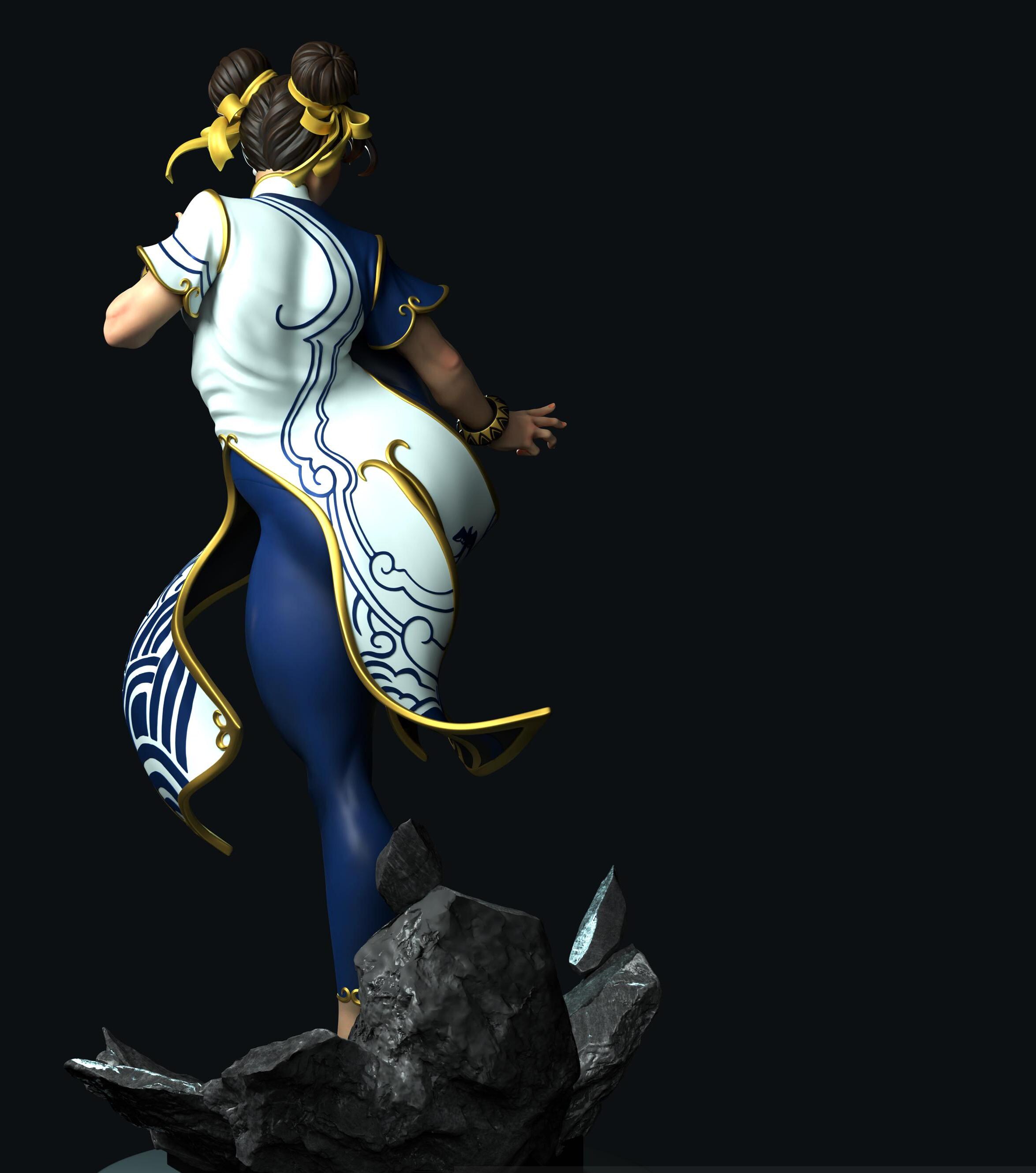 Chun Li STL File Stl Files for 3D Printers 3D Print Game Models - Etsy