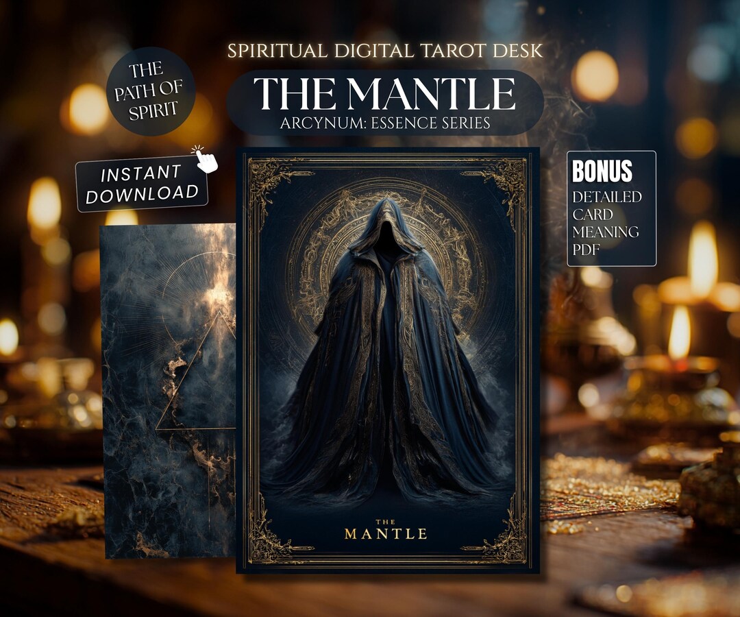 The Mantle Dark Oracle Card Reading, Arcynum Digital Tarot, Shadow ...