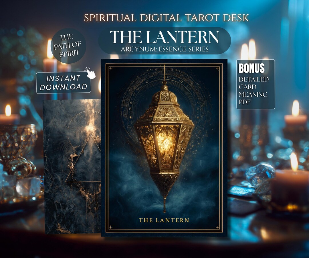 The Lantern Spiritual Guidance Card, Path of Spirit & Ether Element ...