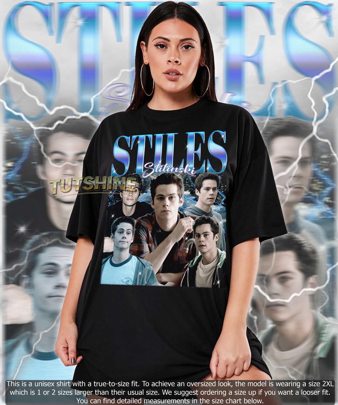 STILES STILINSKI Vintage Shirt, Stiles Stilinski Homage Tshirt, Stiles ...