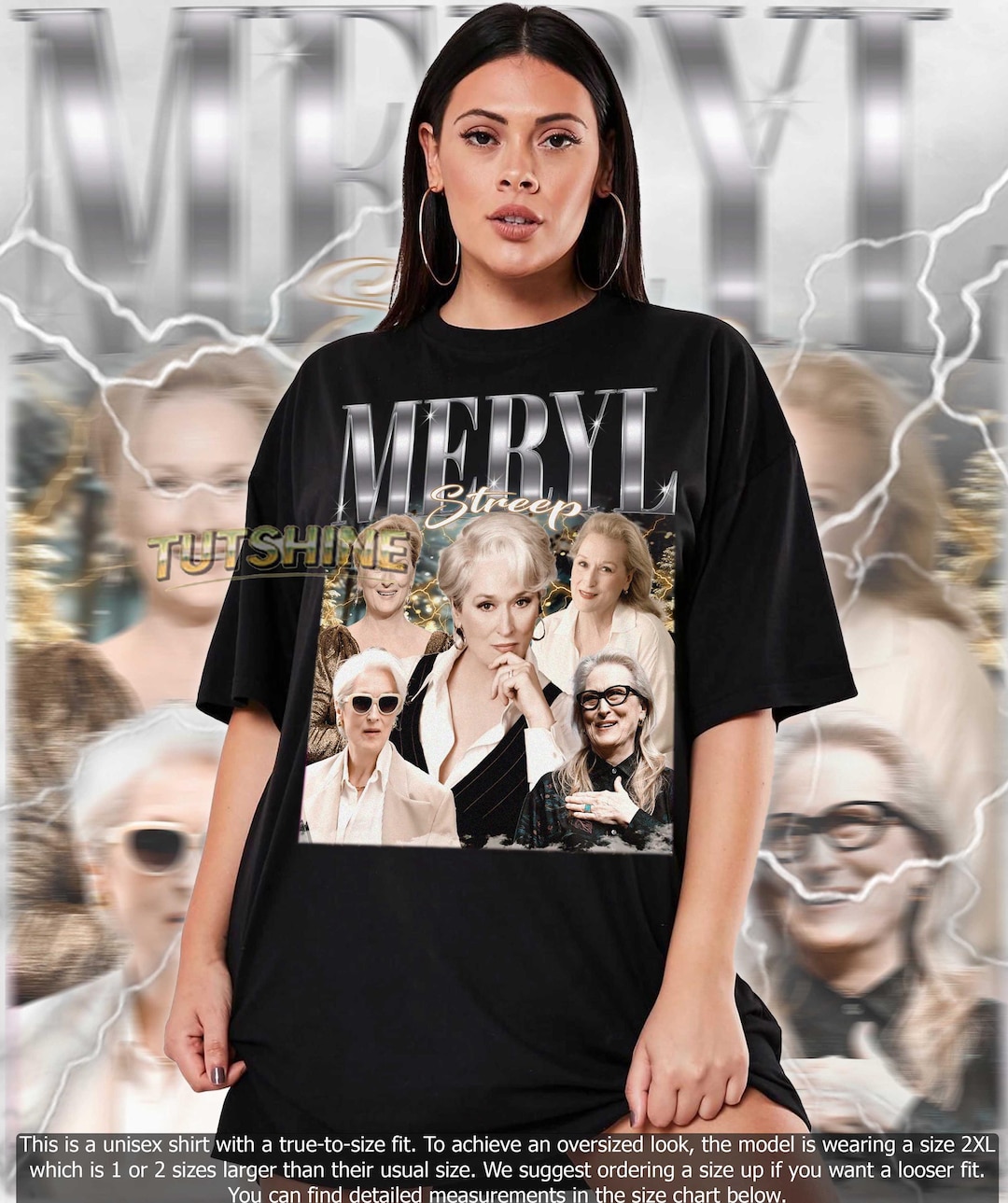 MERYL STREEP Vintage Shirt, Meryl Streep Homage Tshirt, Meryl Streep ...