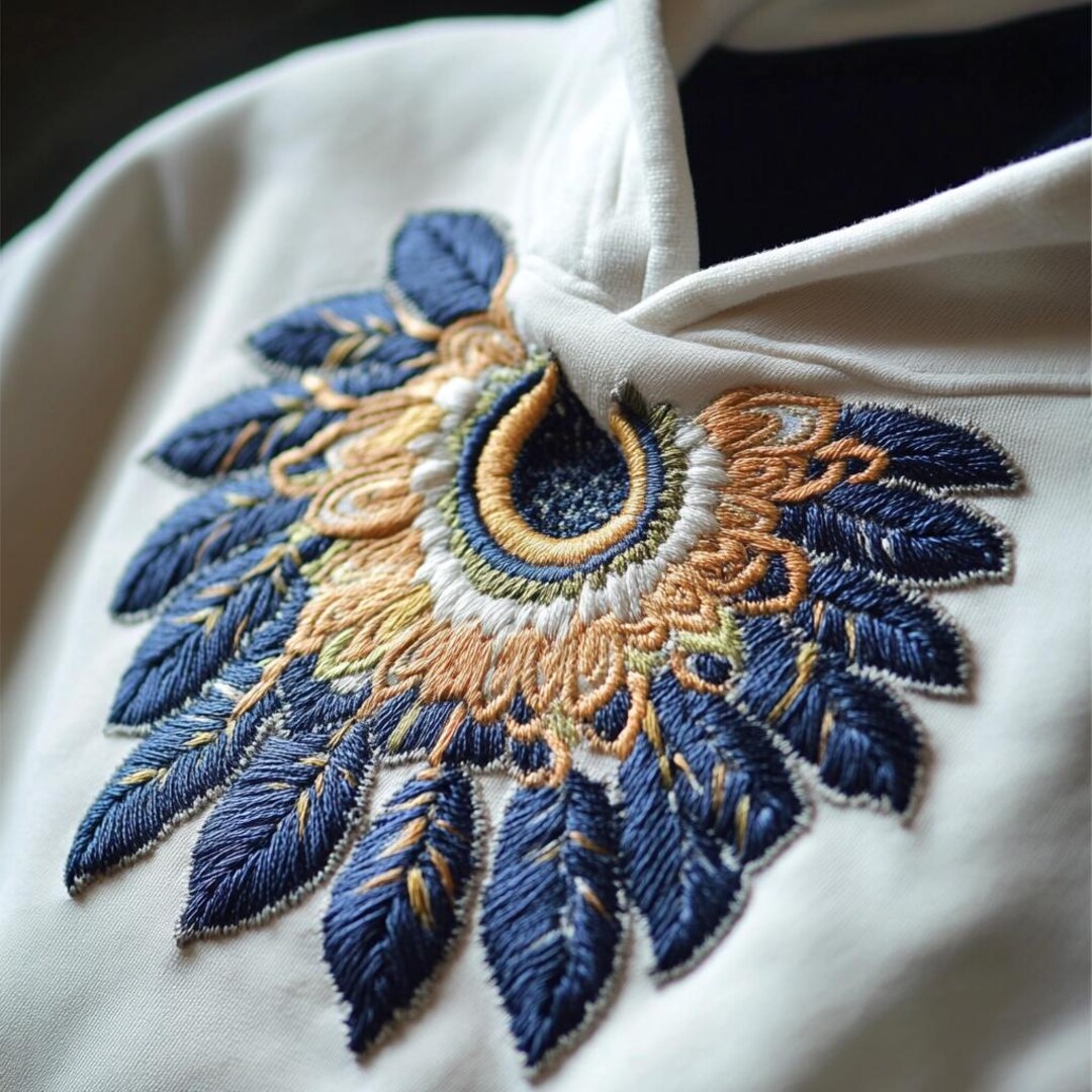 Embroidery Design in Hoodie, Symbol of Cute - Etsy