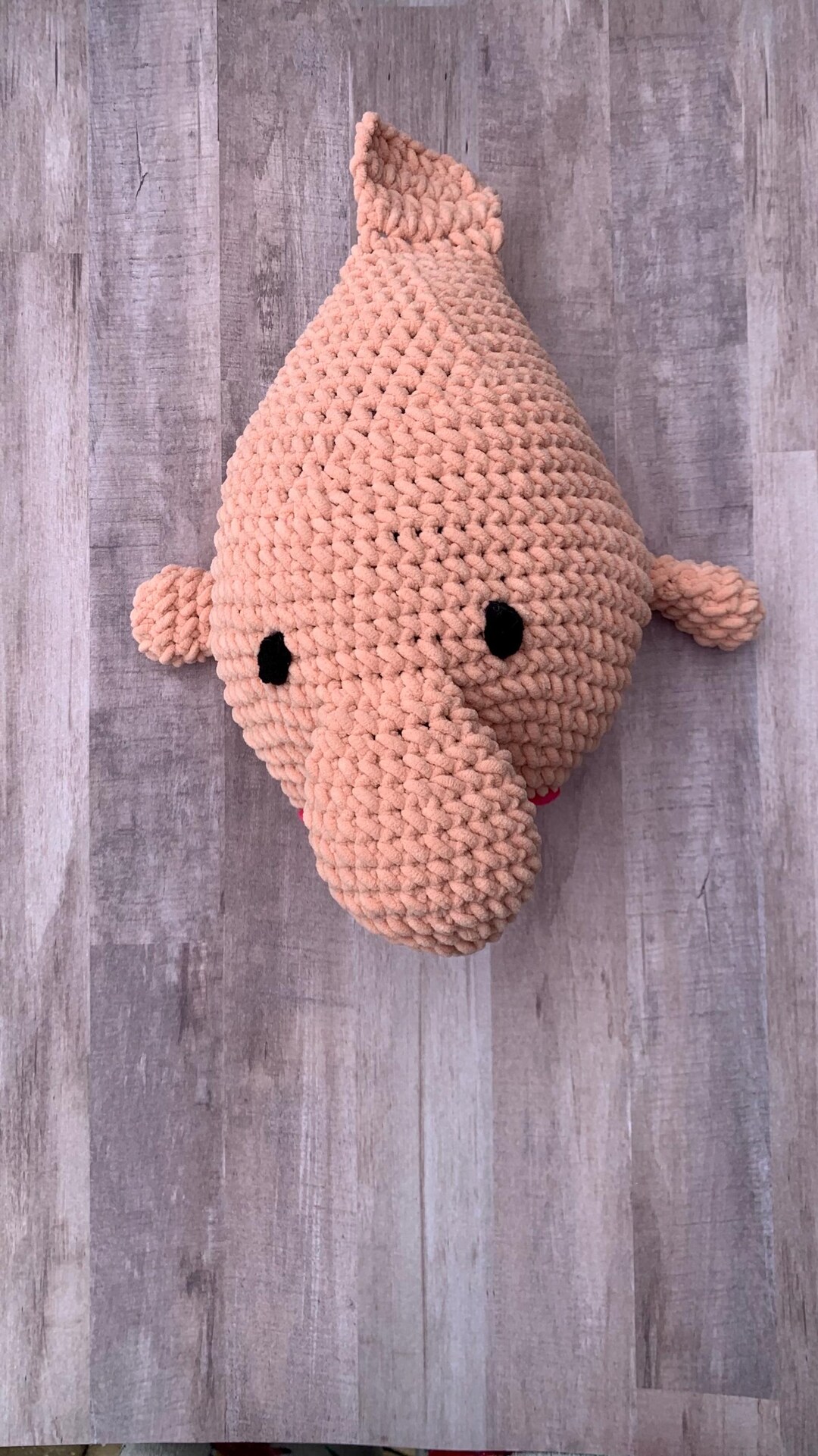 Crochet Huggable Blob Fish - Etsy