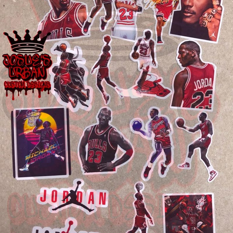 Michael Jordan Stickers - Etsy