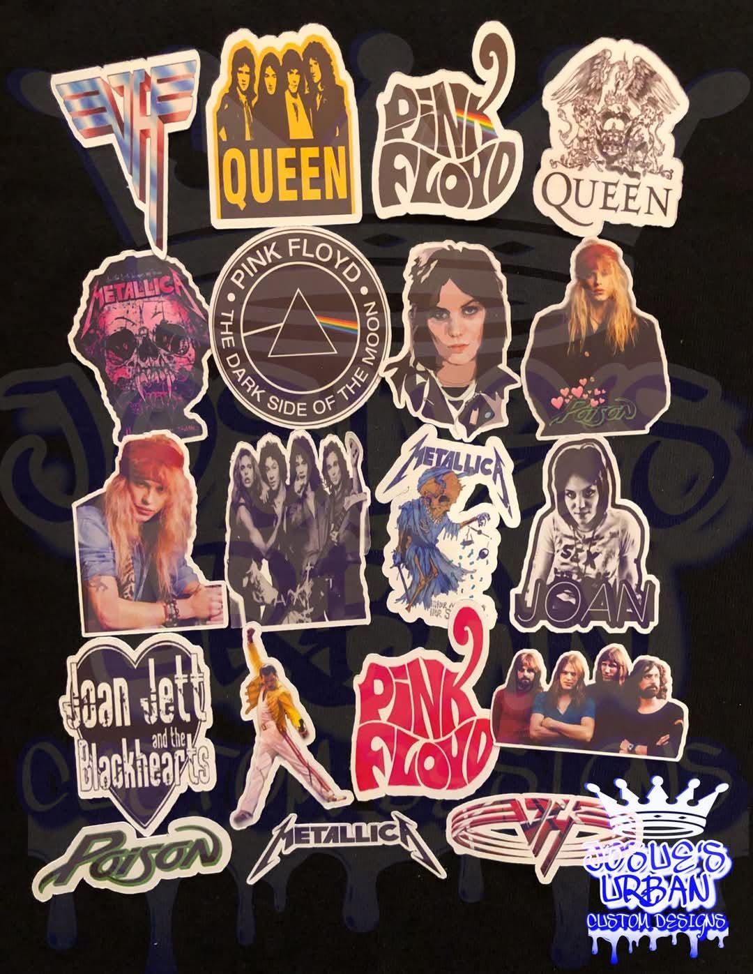 19pcs Classic Rock Band Stickers Glossy and Holographic Stickers - Etsy