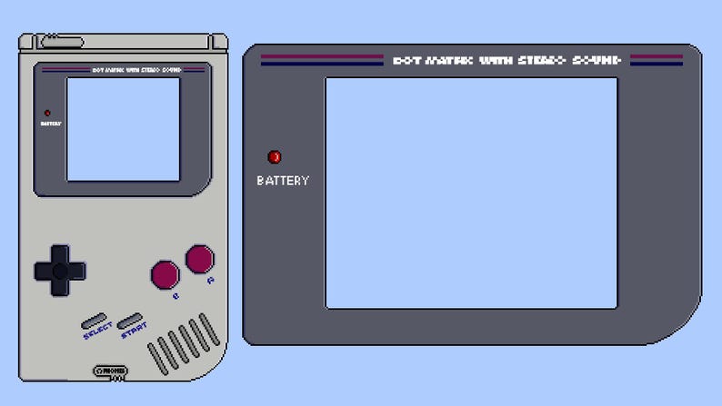 Retro Twitch Overlay Game Boy Fan Art - Etsy