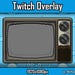 Retro Old TV Twitch Streaming Overlay - Etsy