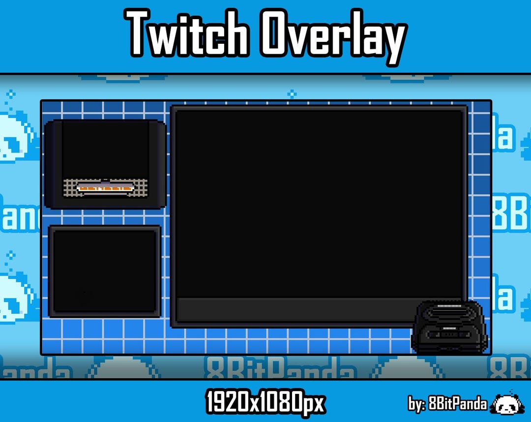 Retro Twitch Overlay Sega Genesis Fan Art - Etsy