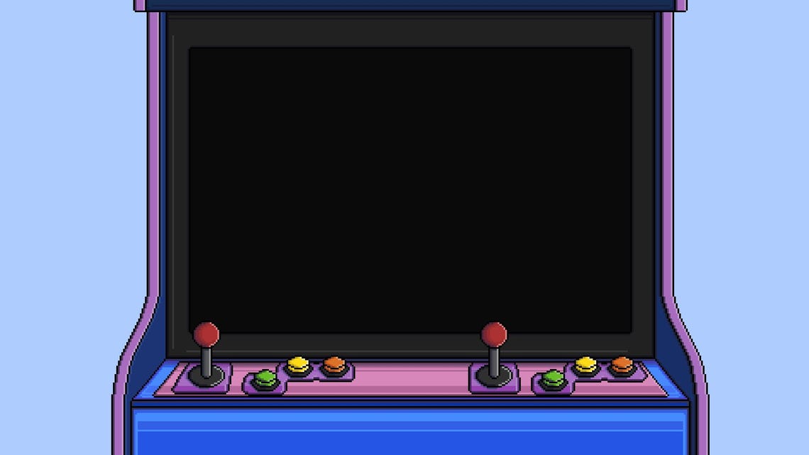 Retro Arcade Machine Twitch Overlay - Etsy