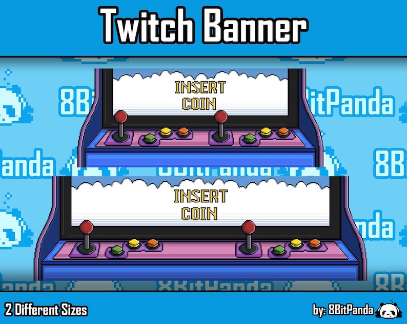 Twitch Banner Arcade Machine - Etsy