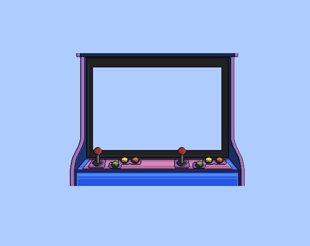 Retro Arcade Machine Twitch Overlay - Etsy