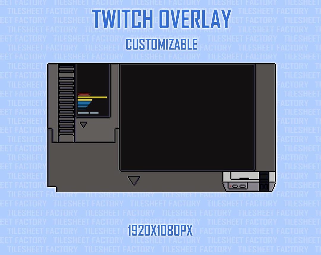 Retro Twitch Overlay NES - Etsy