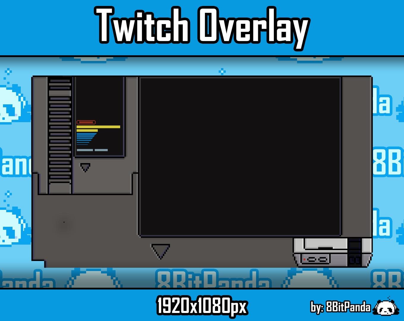 Retro Twitch Overlay NES - Etsy