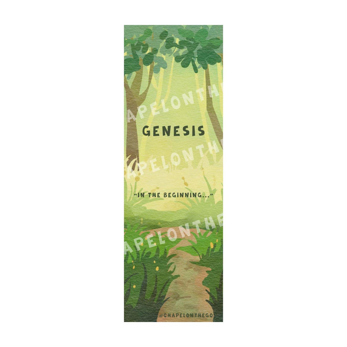 Genesis Printable Bible Bookmark - Etsy