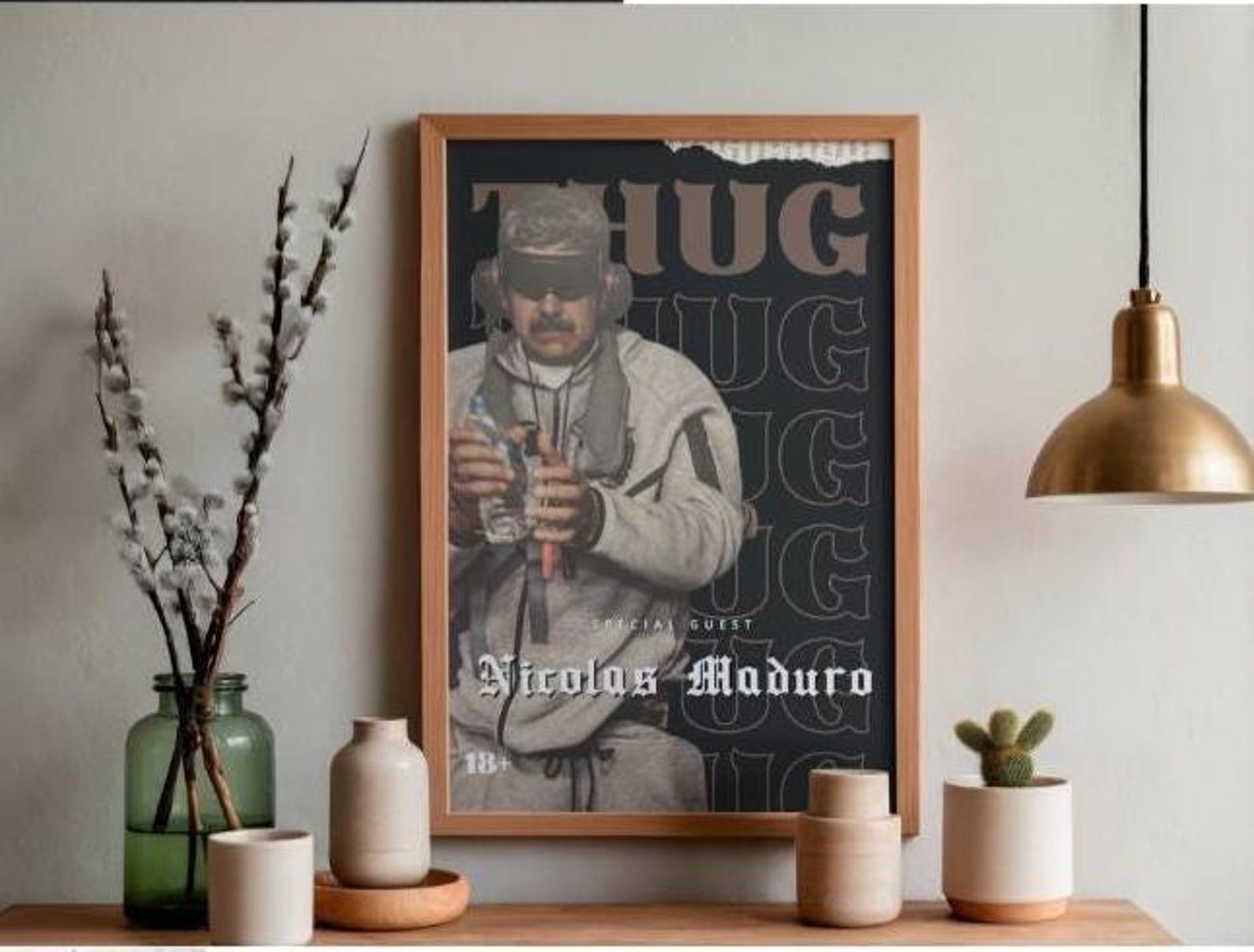 Póster Ilustración Maduro Arrestado | Maduro Arrested Poster - Etsy