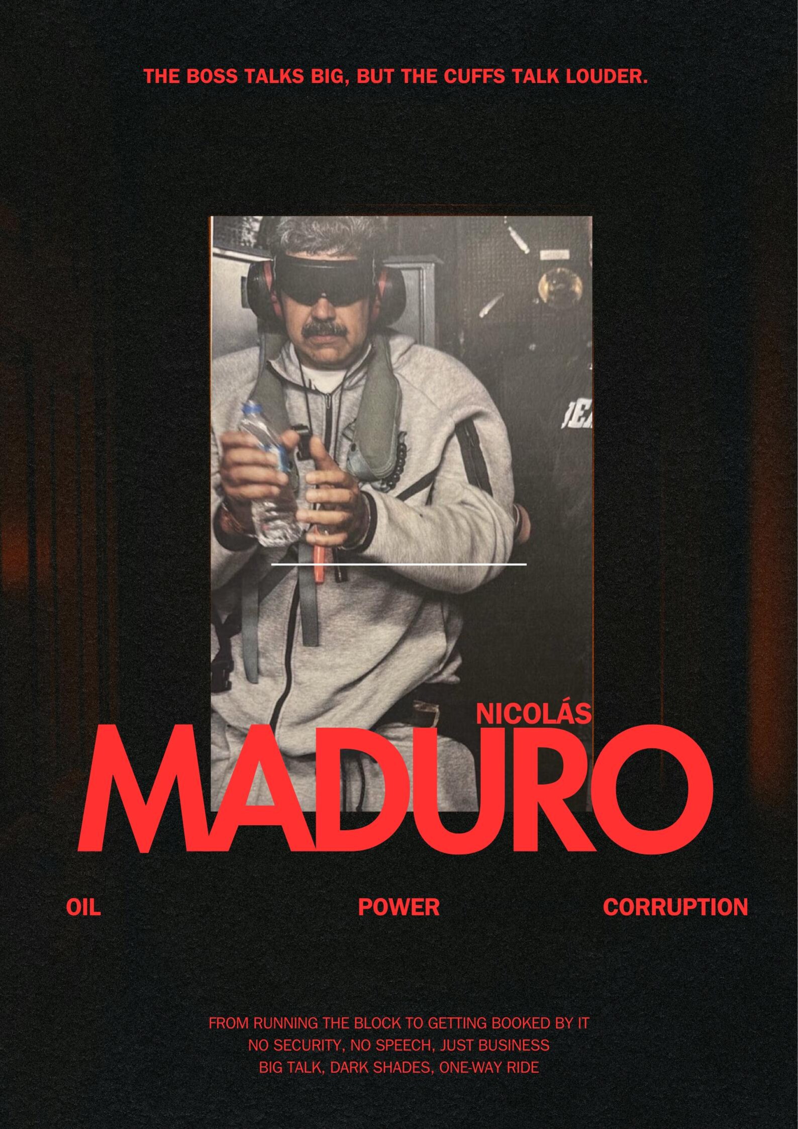 Póster Ilustración Maduro Arrestado | Maduro Arrested Poster - Etsy