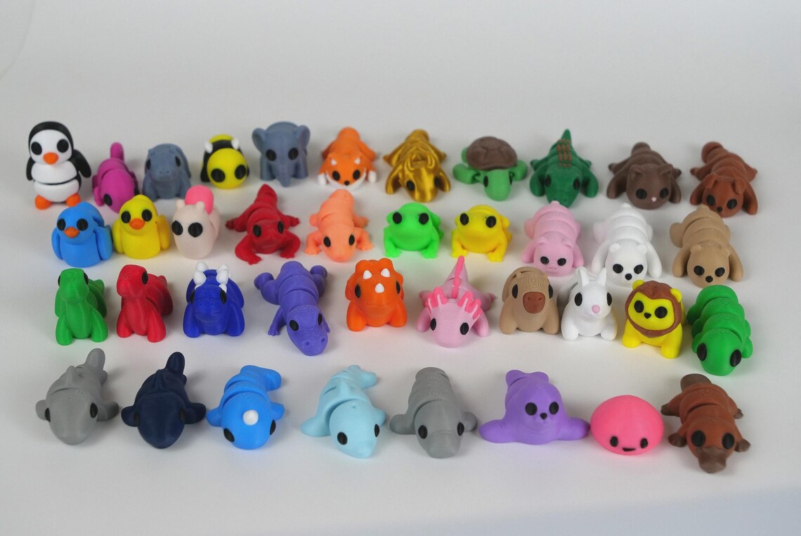 Fidget Critter Clicks Classroom Pack – 5 Assorted Stress Relievers for ...