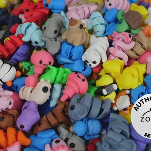 Fidget Critter Clicks Classroom Pack – 5 Assorted Stress Relievers for ...