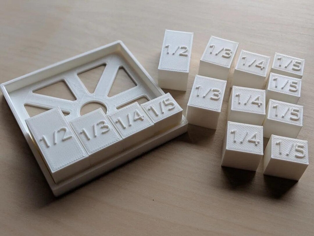 Fraction Learning Blocks – Visual Maths Aid for Kids | Educational ...