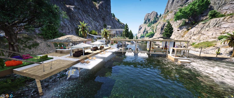 MAPA - Salón Riverside Serenity - FiveM MLO - Etsy México