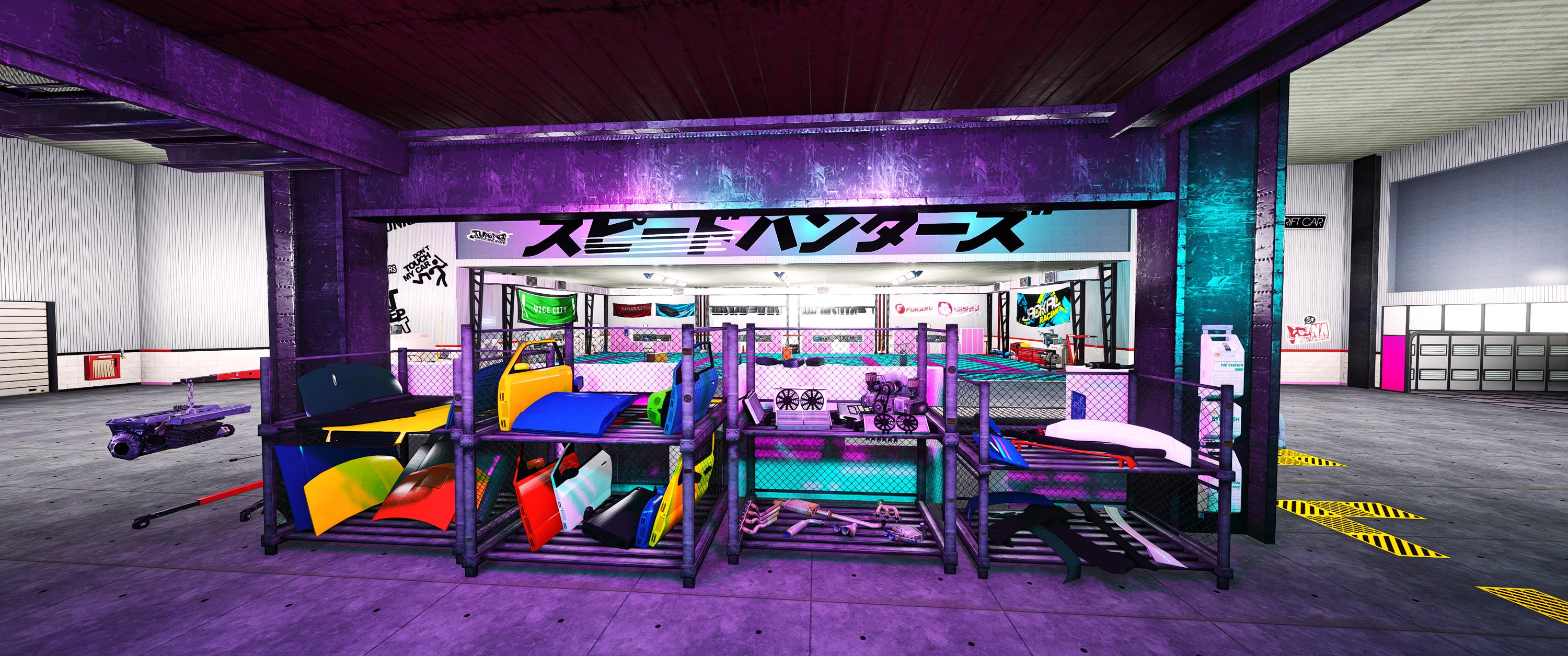 MAP - Speed Hunters Garage - Fivem MLO - Etsy