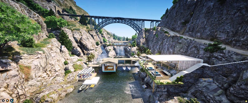 MAPA - Salón Riverside Serenity - FiveM MLO - Etsy México