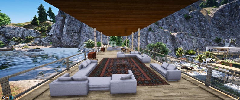 MAPA - Salón Riverside Serenity - FiveM MLO - Etsy México