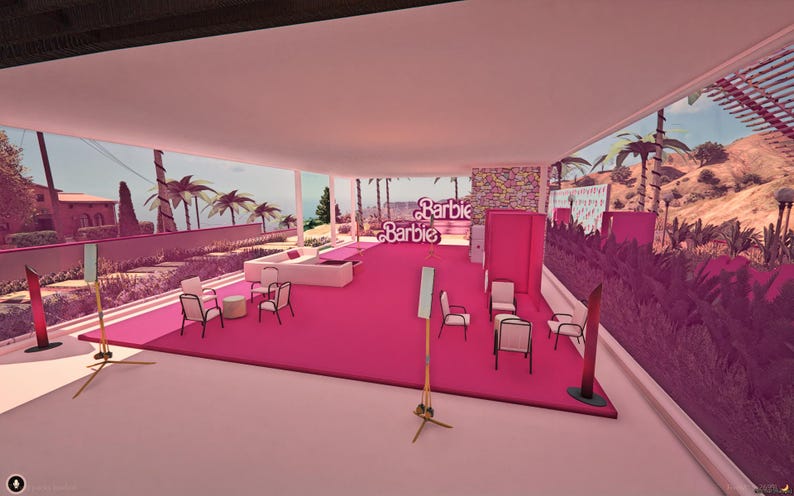 MAPA - Casa de ensueño de Barbie - FiveM MLO - Etsy México