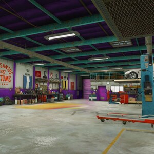 MAP - Interior Ballas Customs Overview - Fivem MLO - Etsy