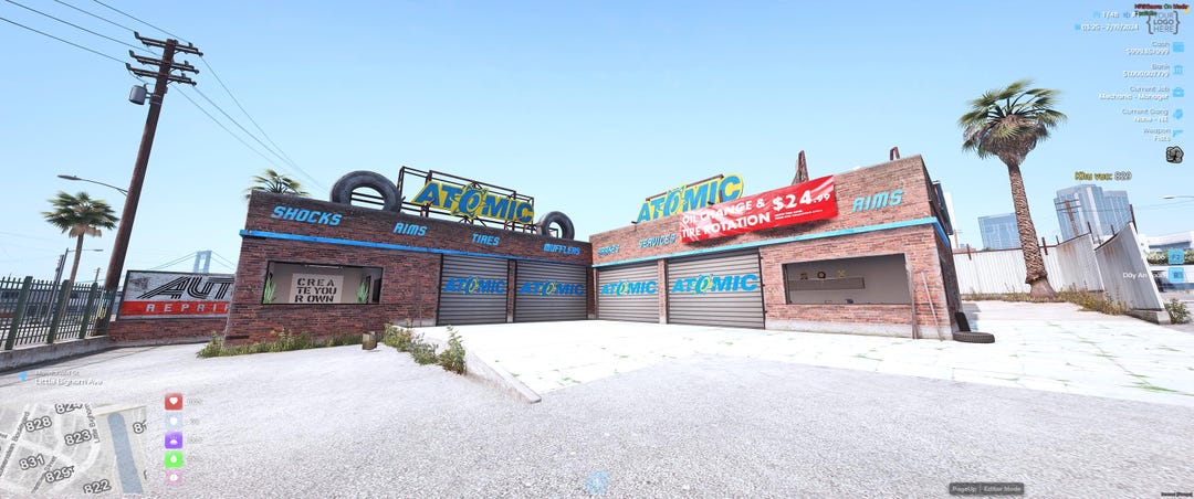 MAP - Atomic Mechanic - Fivem MLO - Etsy
