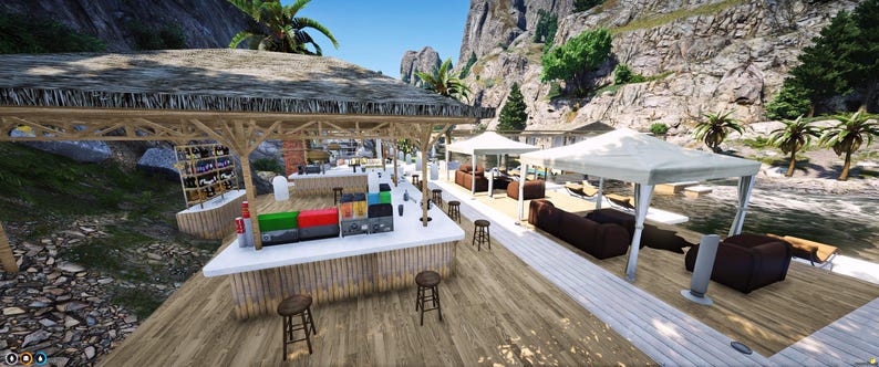 MAPA - Salón Riverside Serenity - FiveM MLO - Etsy México