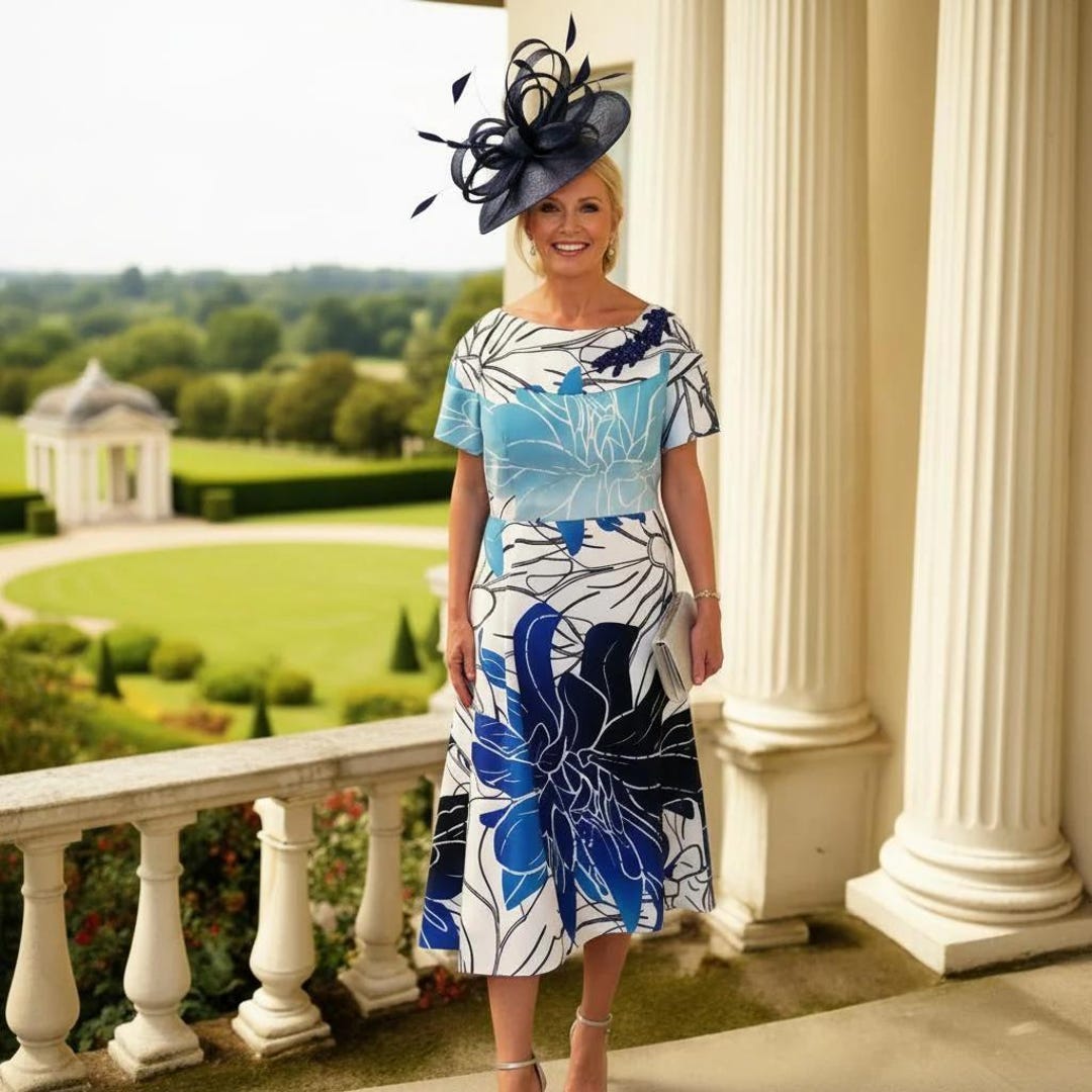Lizabella Dress Floral 2996 Mother of the Bride / Groom UK Size 14, 16 ...