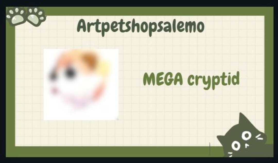 Mega Cryptid Digital Pet Fast Delivery - Etsy