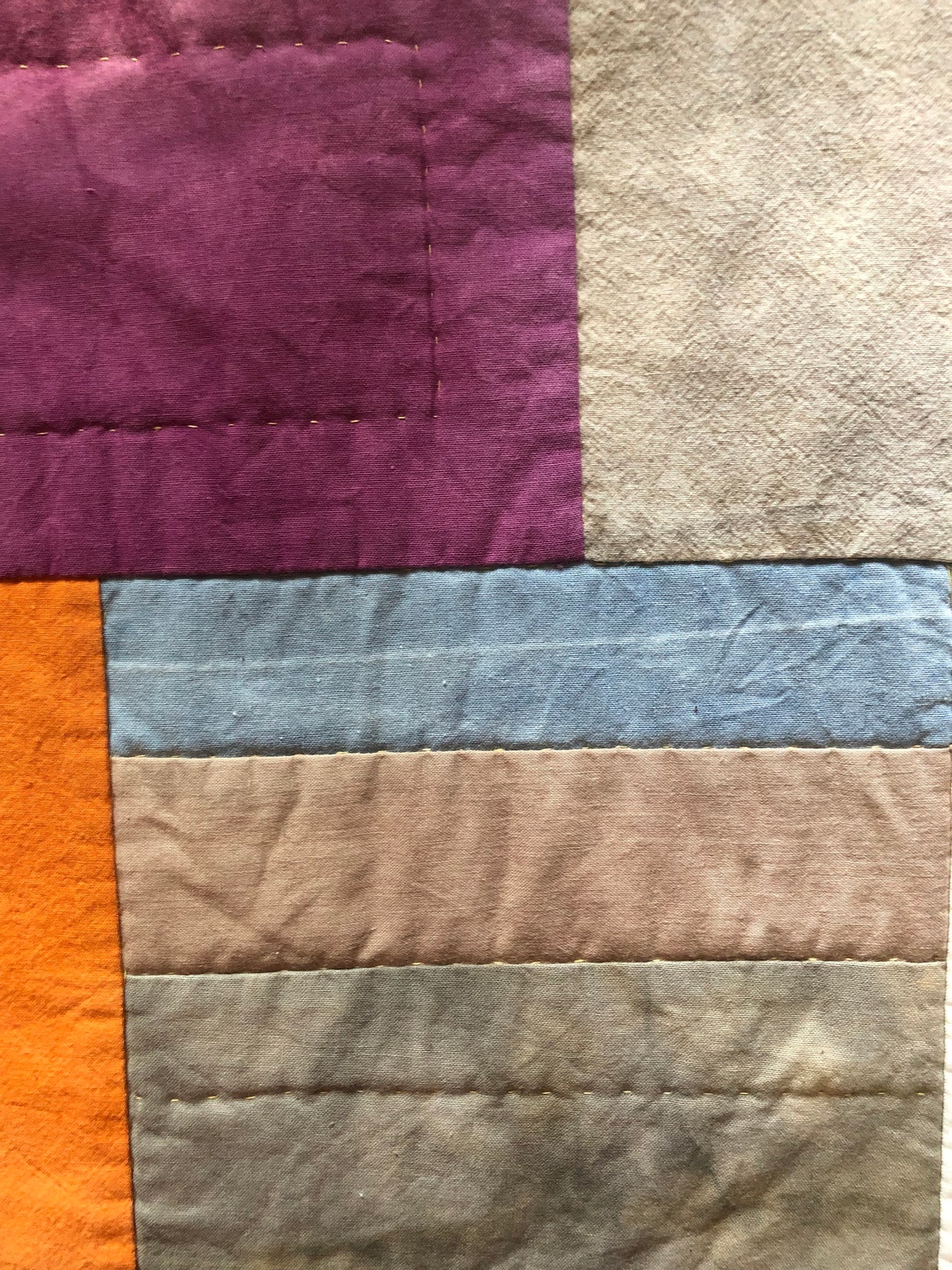 Decorative Small Quilts - Naturally Dyed Fabric - Etsy
