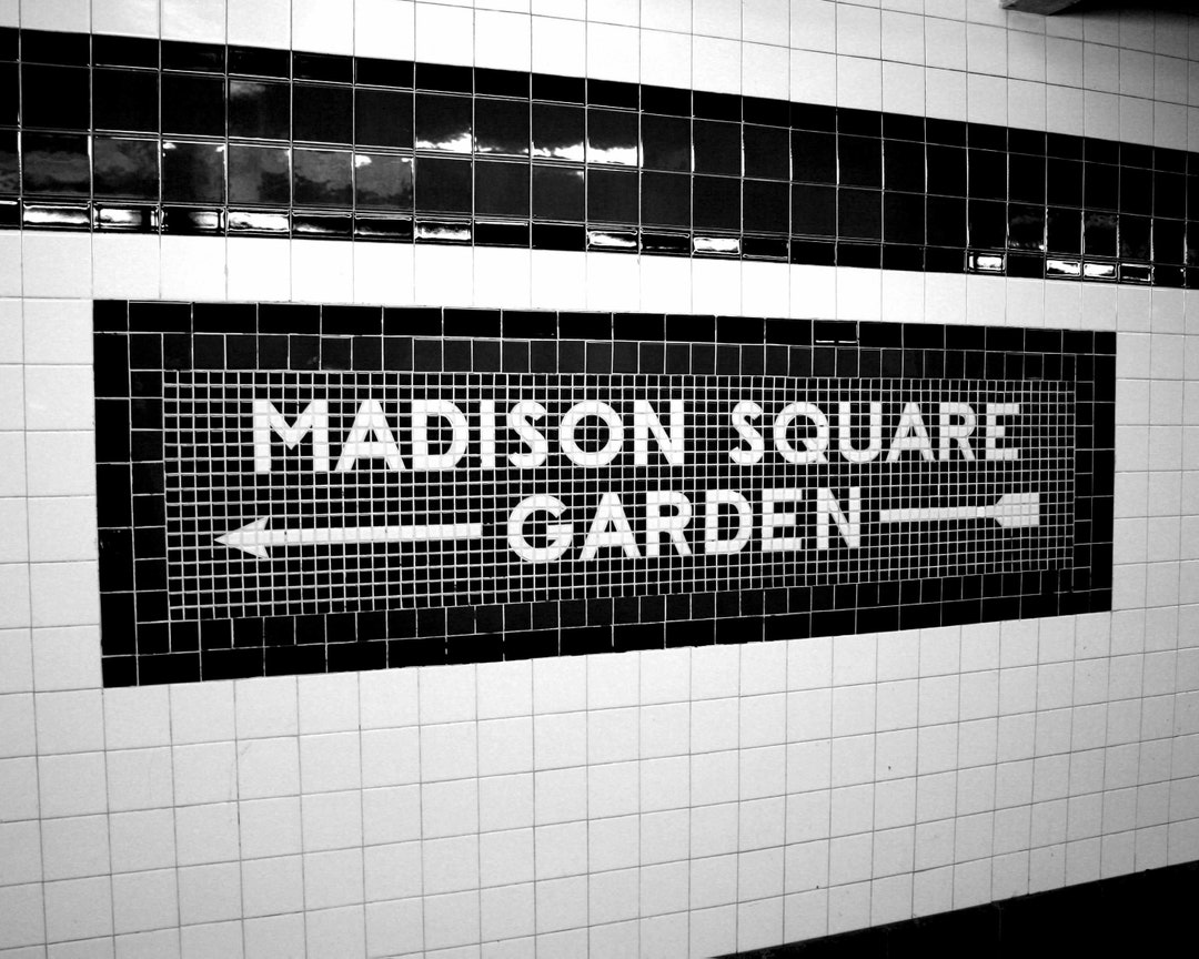 Madison Square Garden Subway Sign, New York City - Etsy