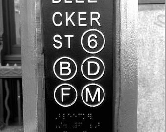 96 Street Station New York City Subway Sign Wood Sign - Etsy
