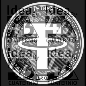 Pack of 3 Depth Maps & 3 Svg: Tether (USDT), Ethereum (ETH) Cardano ...