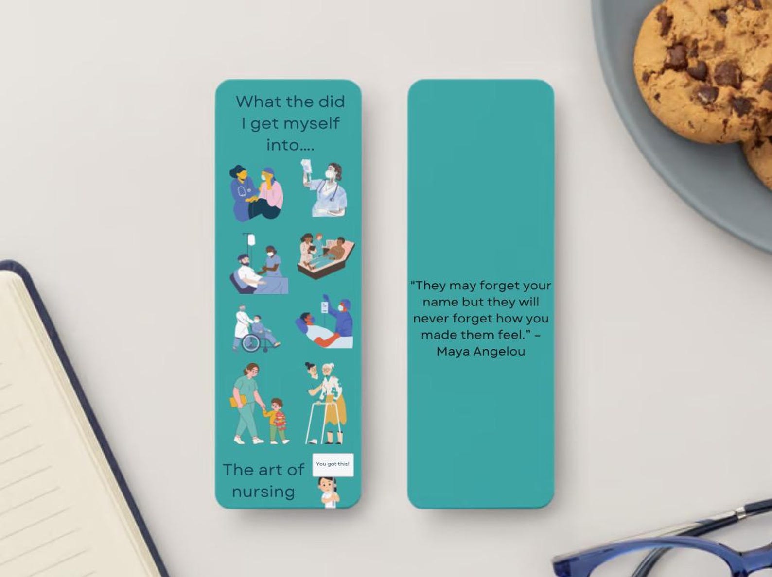 Motivational Nursing Student Book Mark - Etsy
