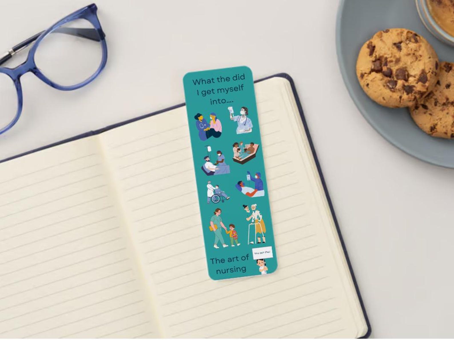 Motivational Nursing Student Book Mark - Etsy