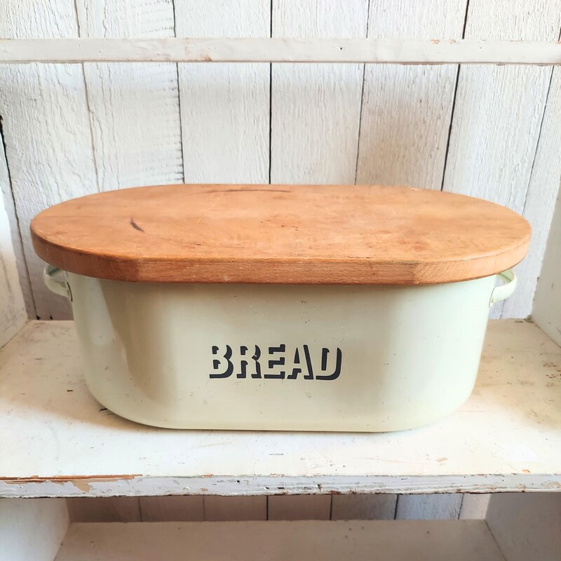 Vintage Bread Box - Etsy