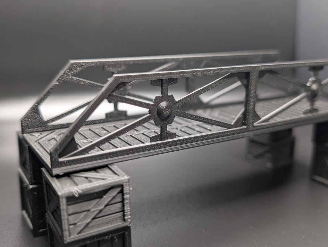 28mm Iron Bridge Walkway - Wargaming Scatter Terrain Scenery Tabletop ...