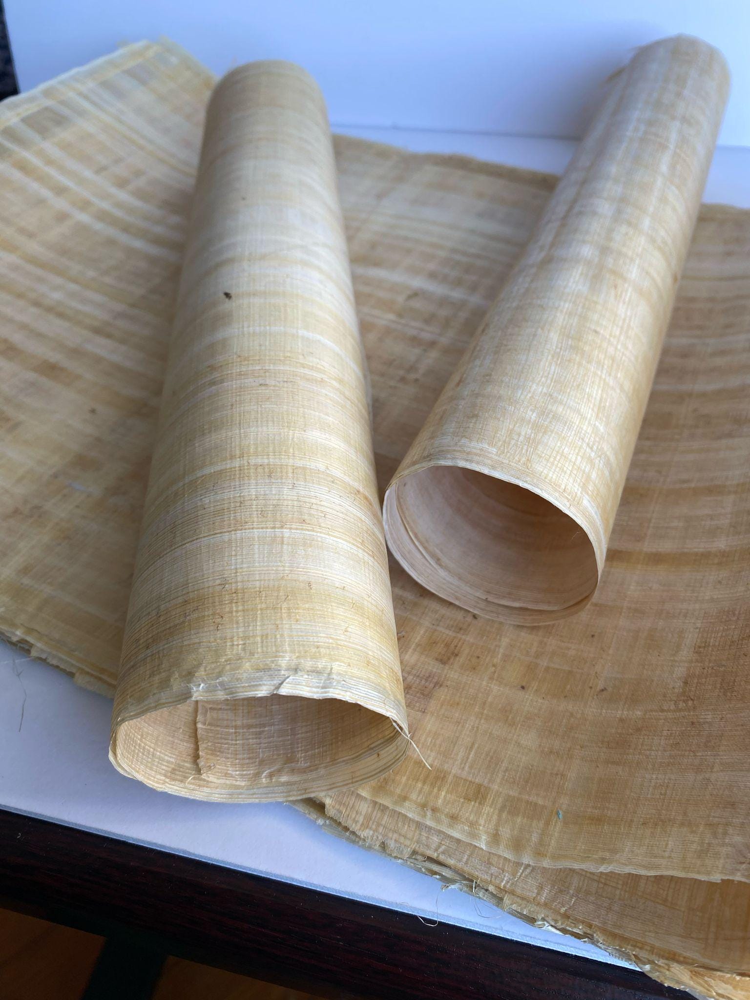 Handmade Egyptian Papyrus Sheets: Art Projects, Teaching, Scrapbooking ...