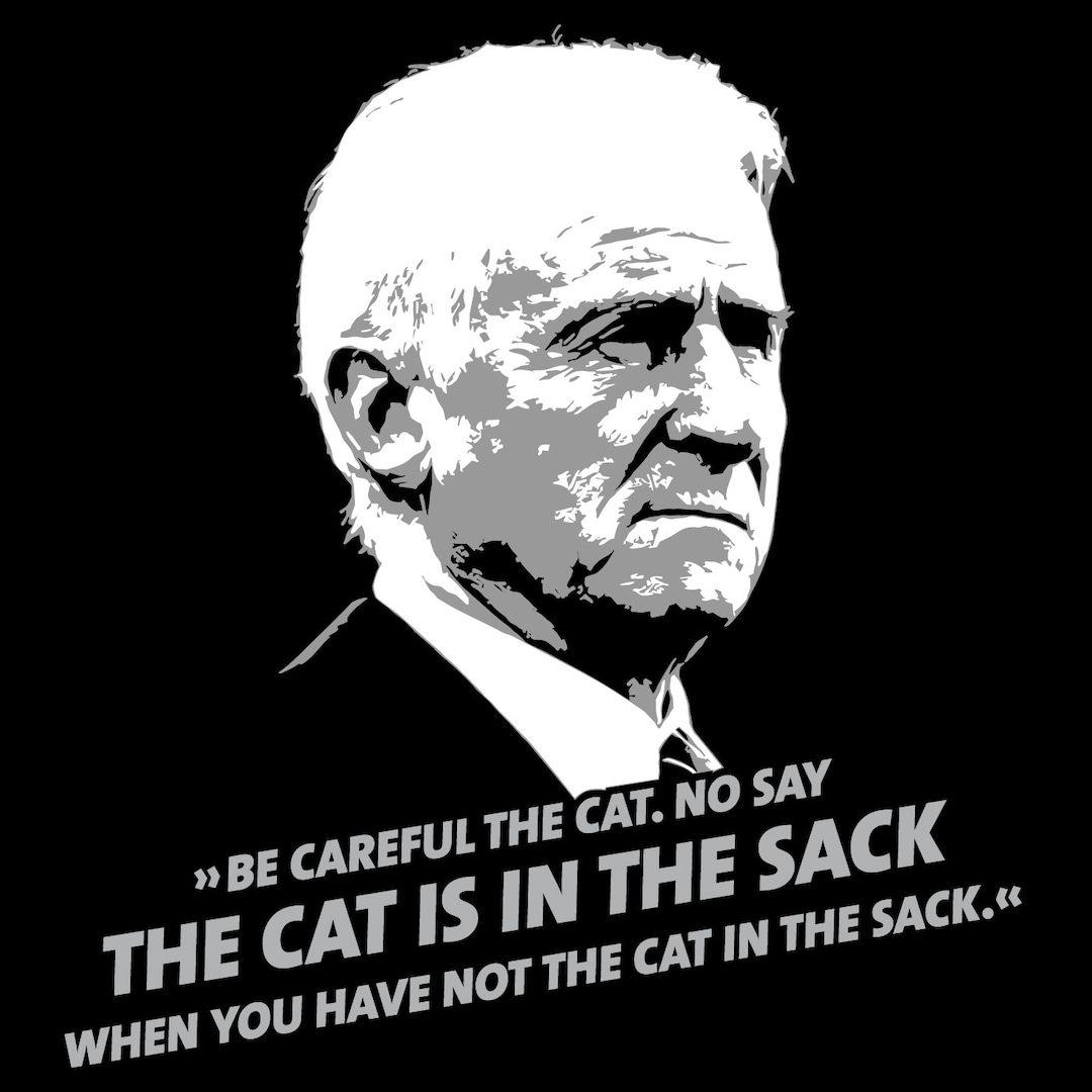 Giovanni Trapattoni, the Cat is in the Sack, T-shirt - Etsy