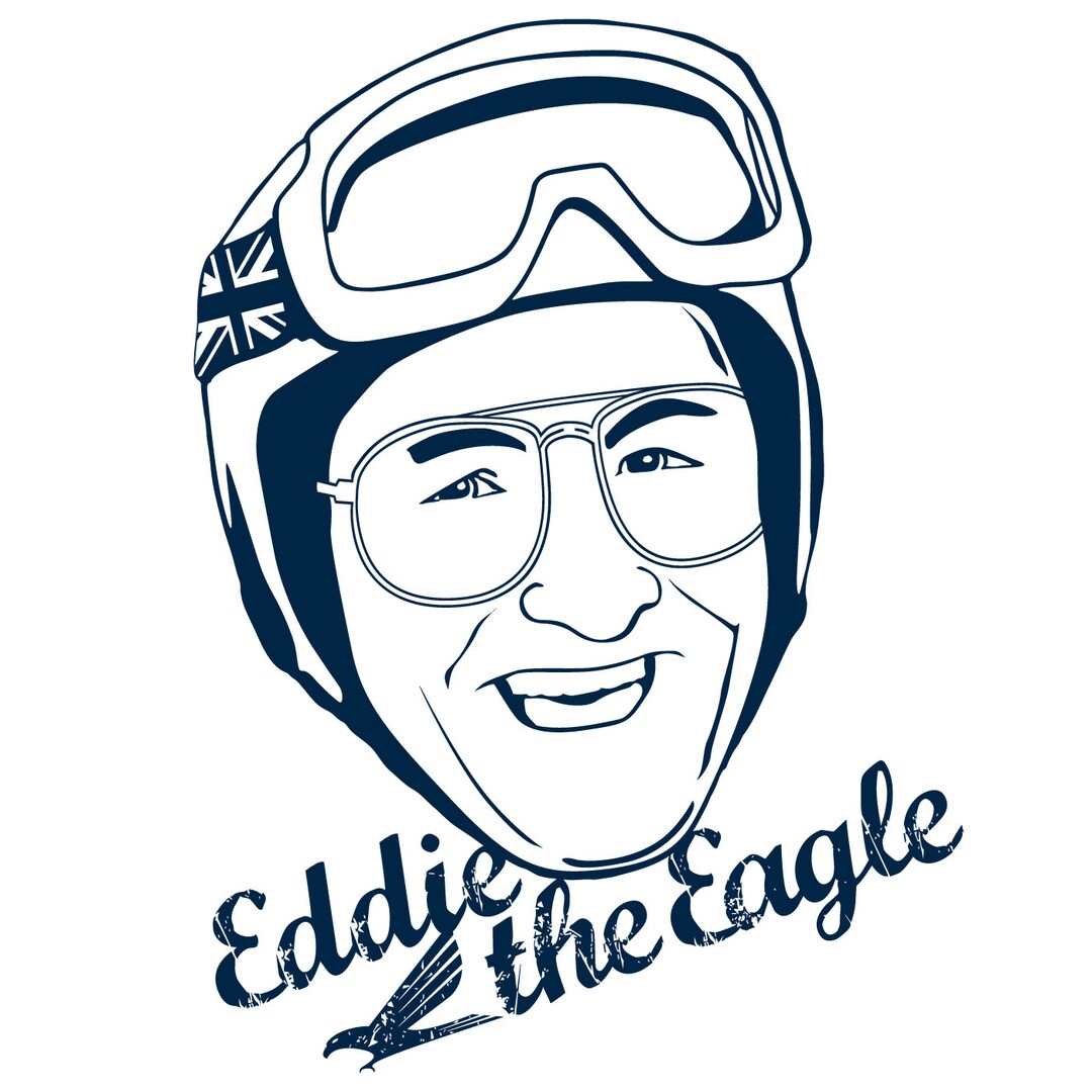 Eddie the Eagle, T-shirt - Etsy