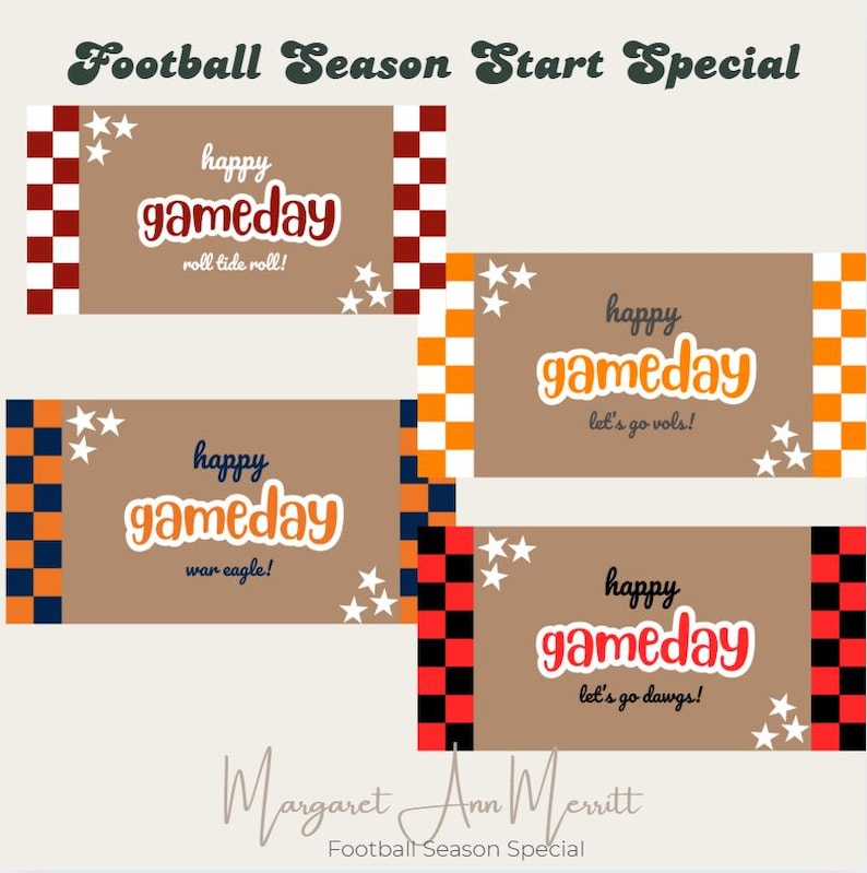 Custom Gameday Banner 6ft X 3ft: Personalized Football Tailgate Sign - Etsy