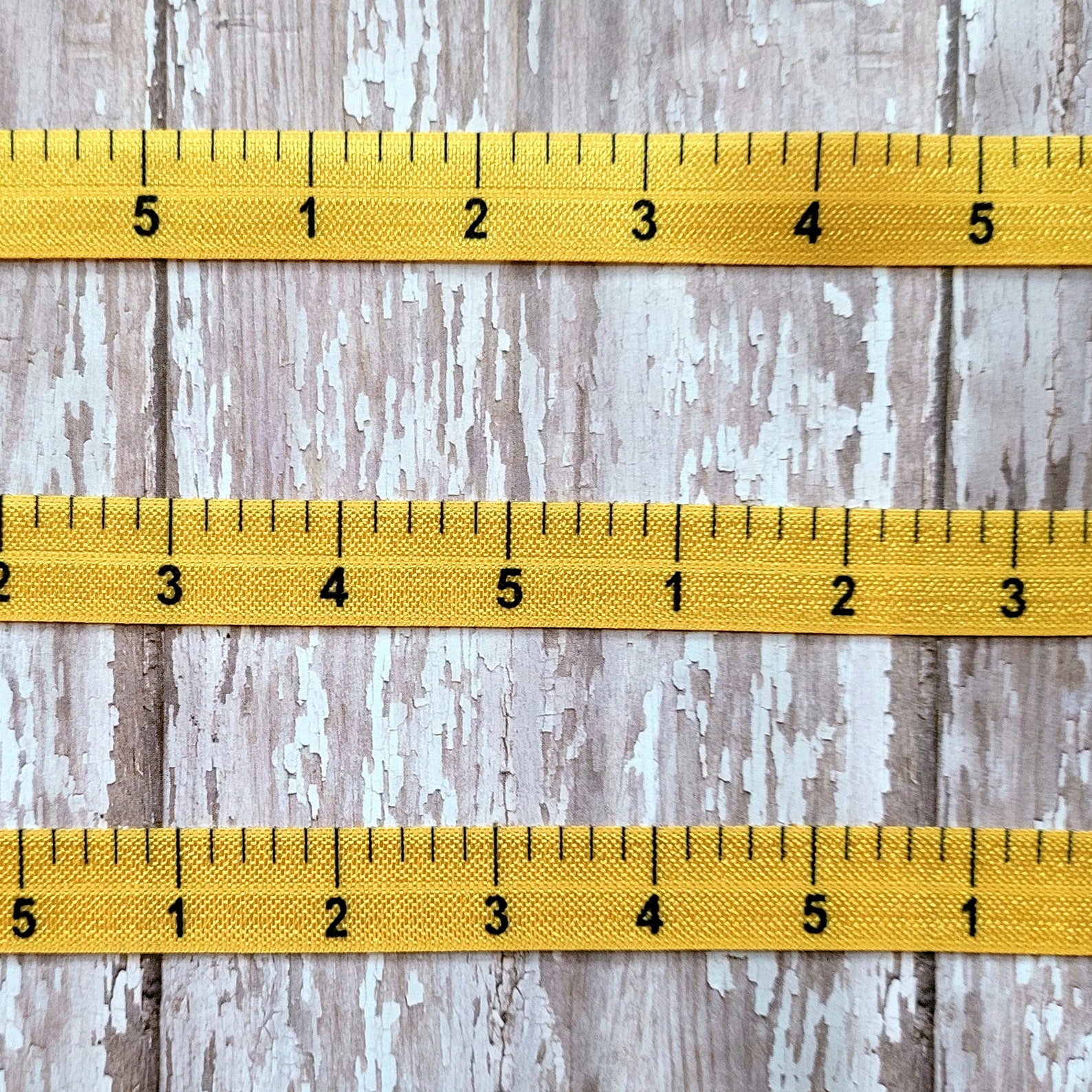 Yellow Ruler Printed Fold Over Elastic 5/8 Teacher - Etsy
